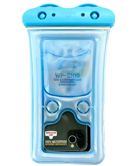 DICAPAC WATERPROOF SMARTPHONE CASE - BLUE - AFN Fishing & Outdoors