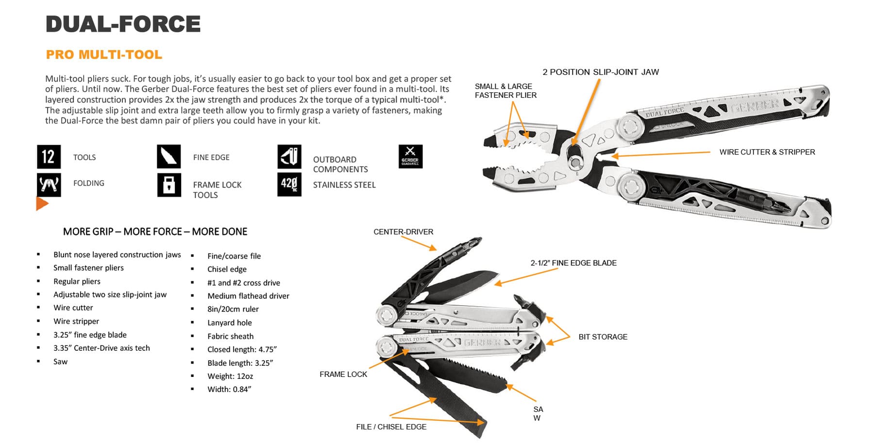 Gerber Dual Force - AFN Fishing & Outdoors